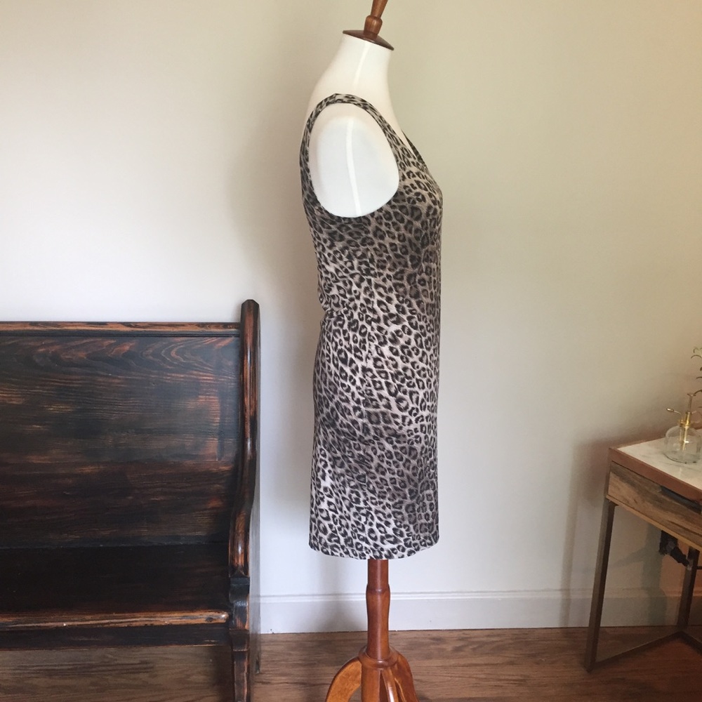 Alice + Olivia Leopard Print Midi Dress - Gem